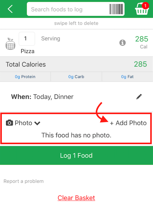 Q: How do I add a photo to a food entry? | Nutritionix
