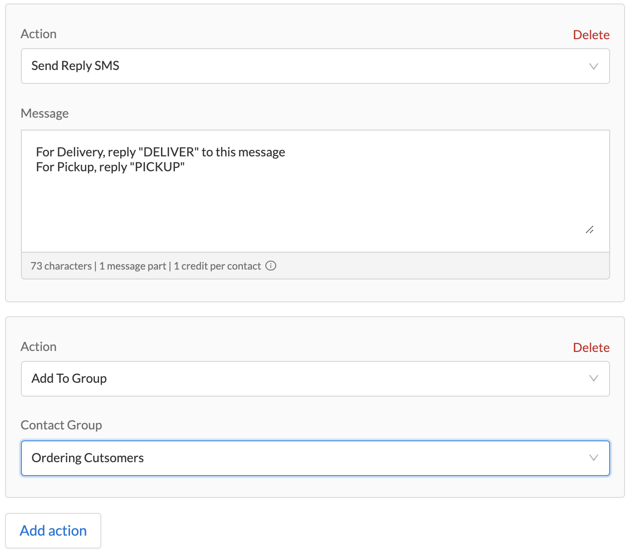 How To Create A Multi Part Automated Conversation In The Messaging Hub Tpg Telecom Messaging Hub