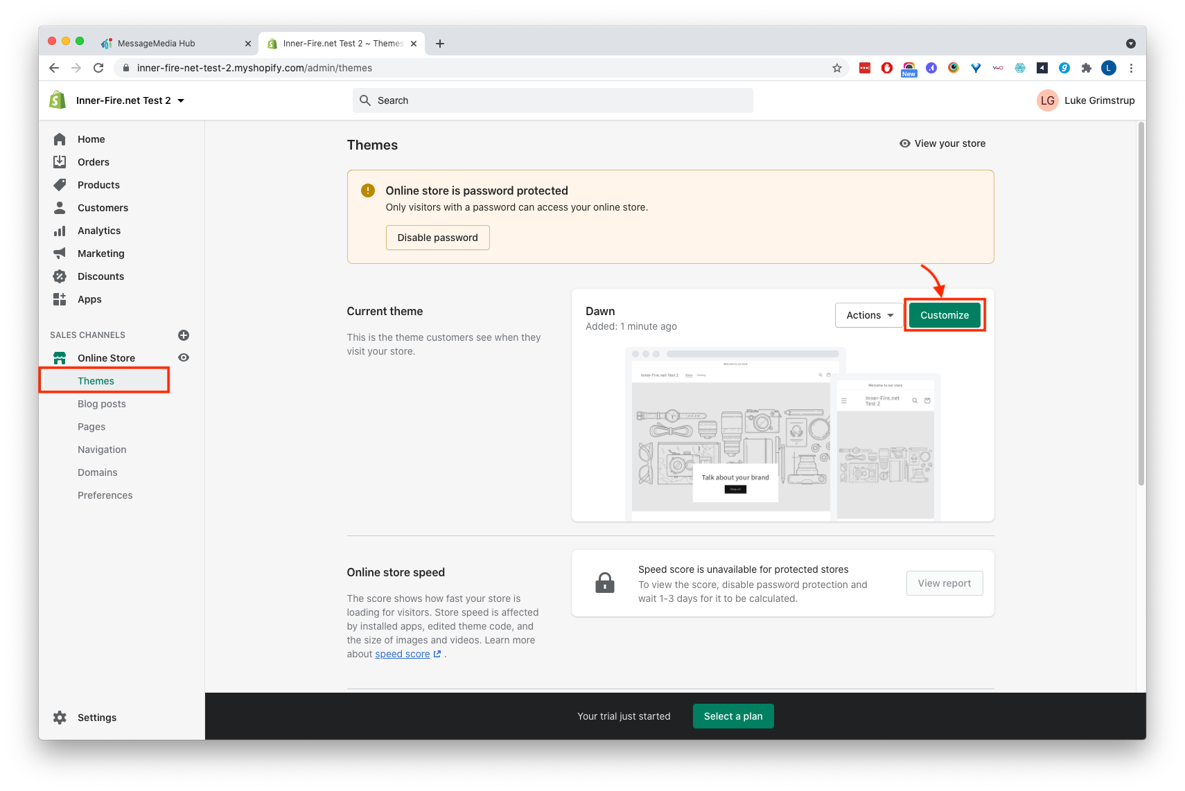 Setting up Chatbox to SMS on Shopify – Sinch MessageMedia