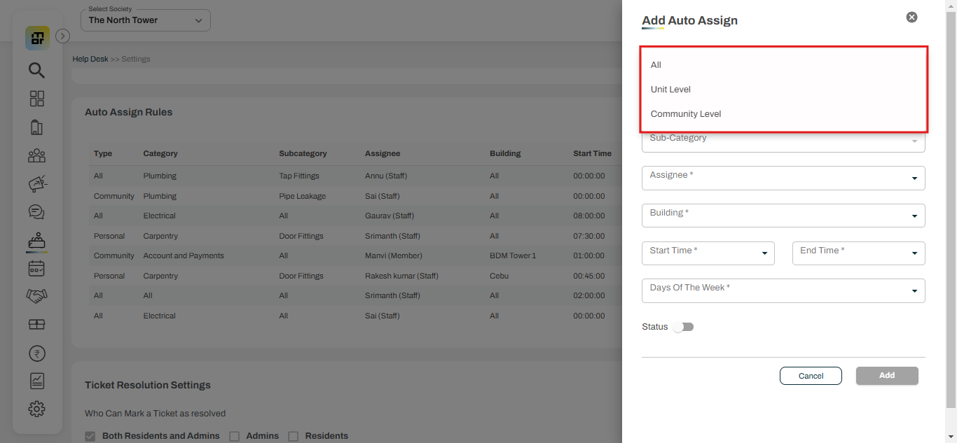 Is it possible to automatically assign helpdesk tickets to staff according to their shift timing ...