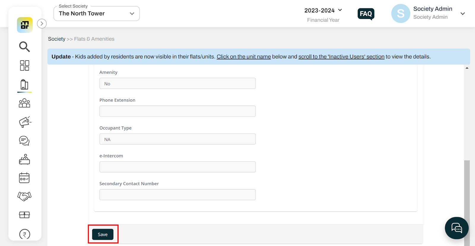 How can I add a flat from the mygate dashboard? | MyGate Admin