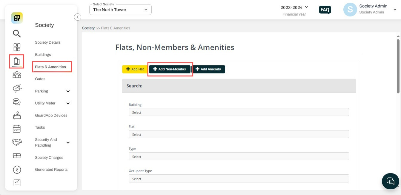 How to add a new non member to Mygate? | MyGate Admin
