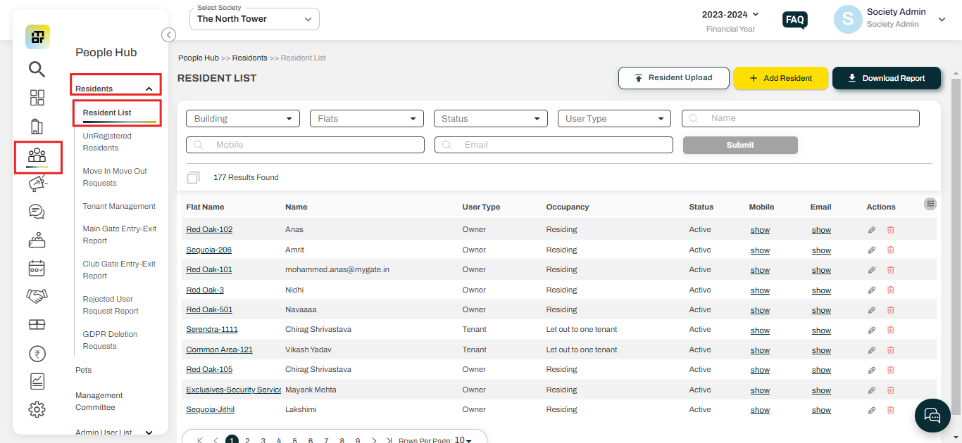 MyGate Admin - Frequently Asked Questions