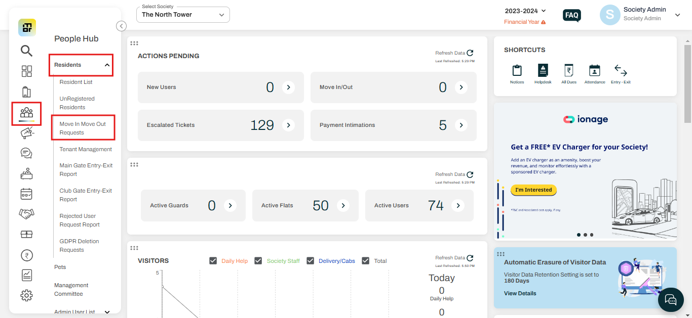 How to configure Move-In charges and add a bank account for this ...