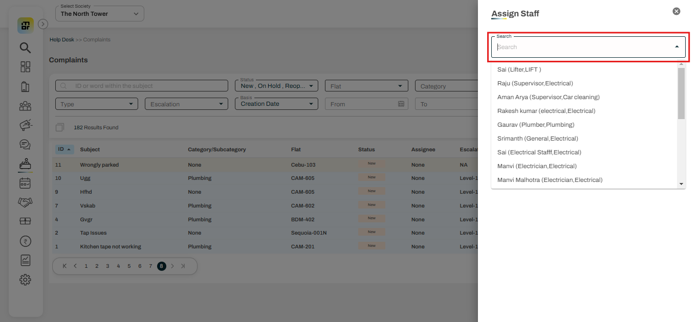 What are the steps to manually assign helpdesk tickets to staff ...