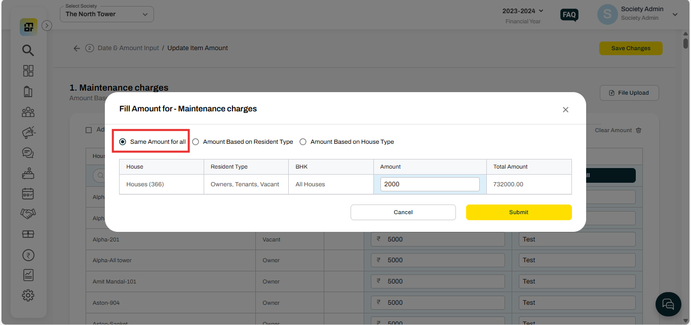 What are the different ways to input amount into an invoicing template ...