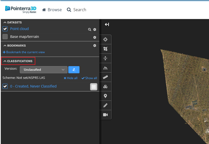 Creating a Manual Classification dataset | Pointerra