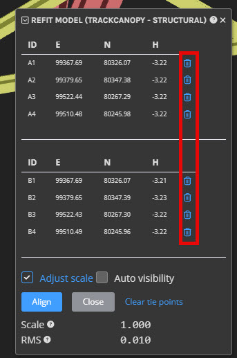 Aligning a 3D model using tie points | Pointerra