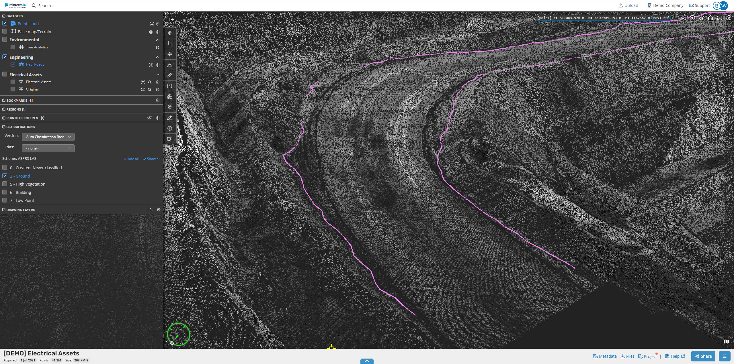 How to run Haul Roads analytics | Pointerra