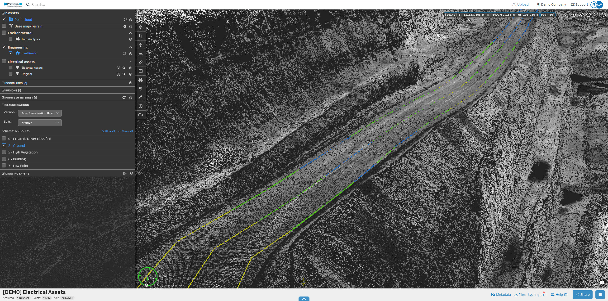 How to run Haul Roads analytics | Pointerra