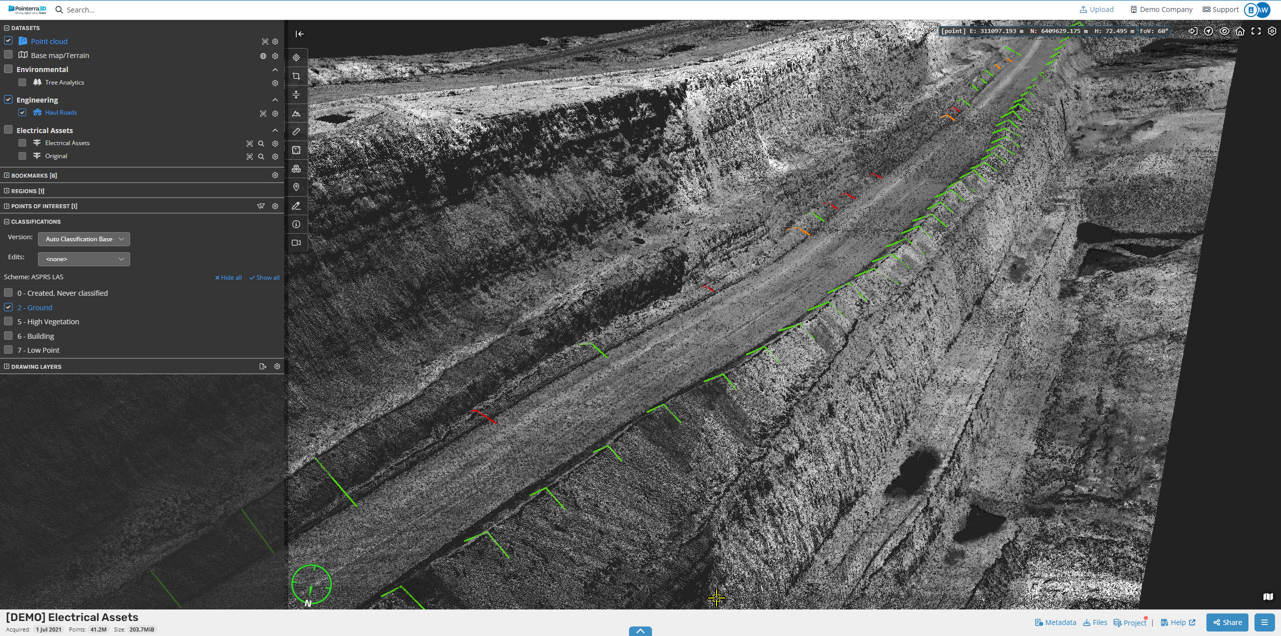 How to run Haul Roads analytics | Pointerra