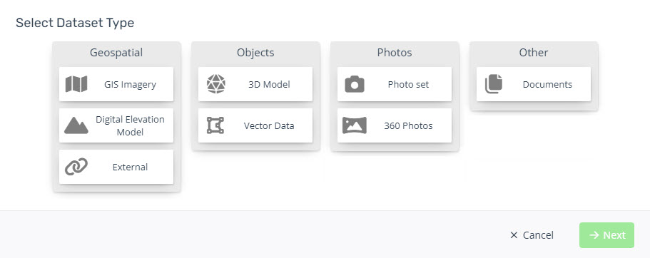Adding/Uploading a Spatial Dataset to a Point Cloud Project | Pointerra