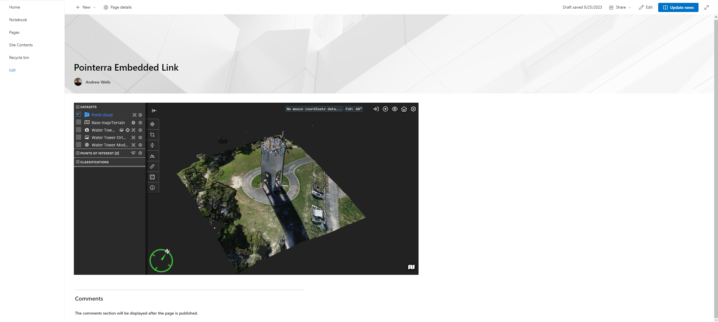 How Do I Add A 3d Scene To Microsoft Sharepoint Using An Iframe Pointerra