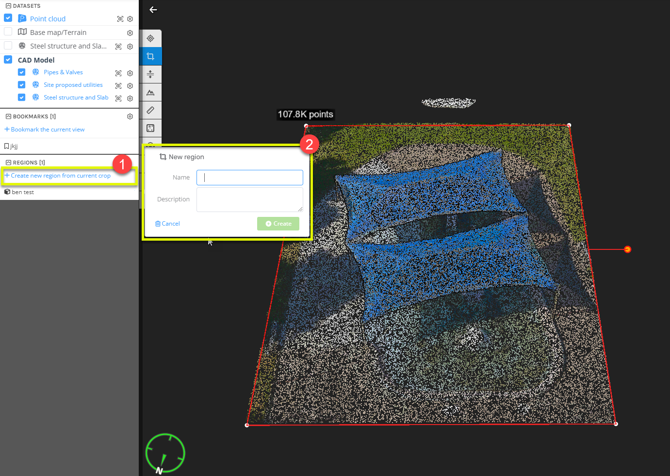 Using the Cropping Tools | Pointerra
