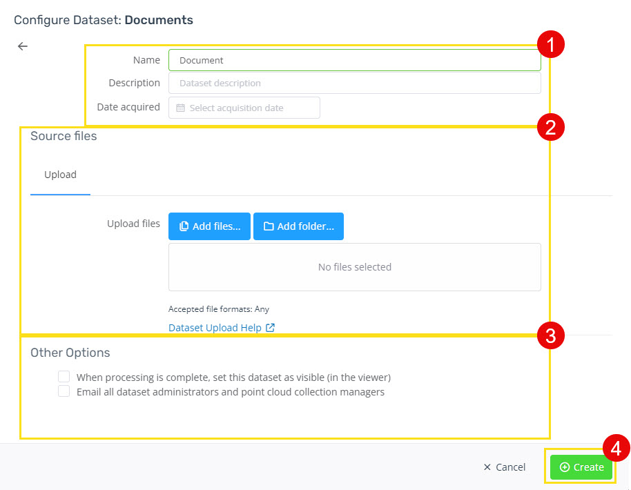 Can I attach documents (e.g. PDFs) to a point cloud project? | Pointerra