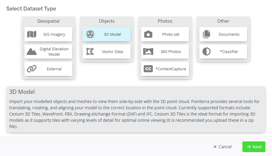 How do I upload a 3D BIM/CAD model? | Pointerra