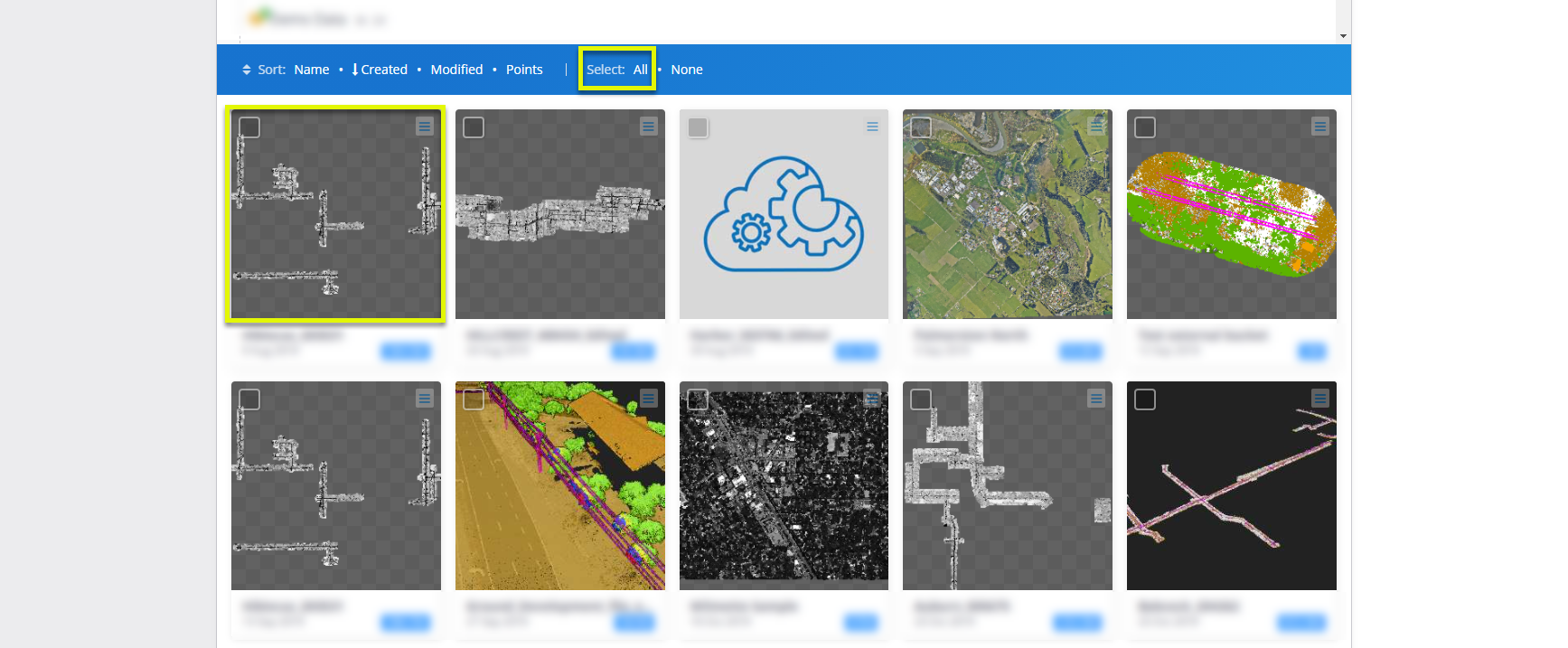 Managing archived and vaulted point clouds | Pointerra