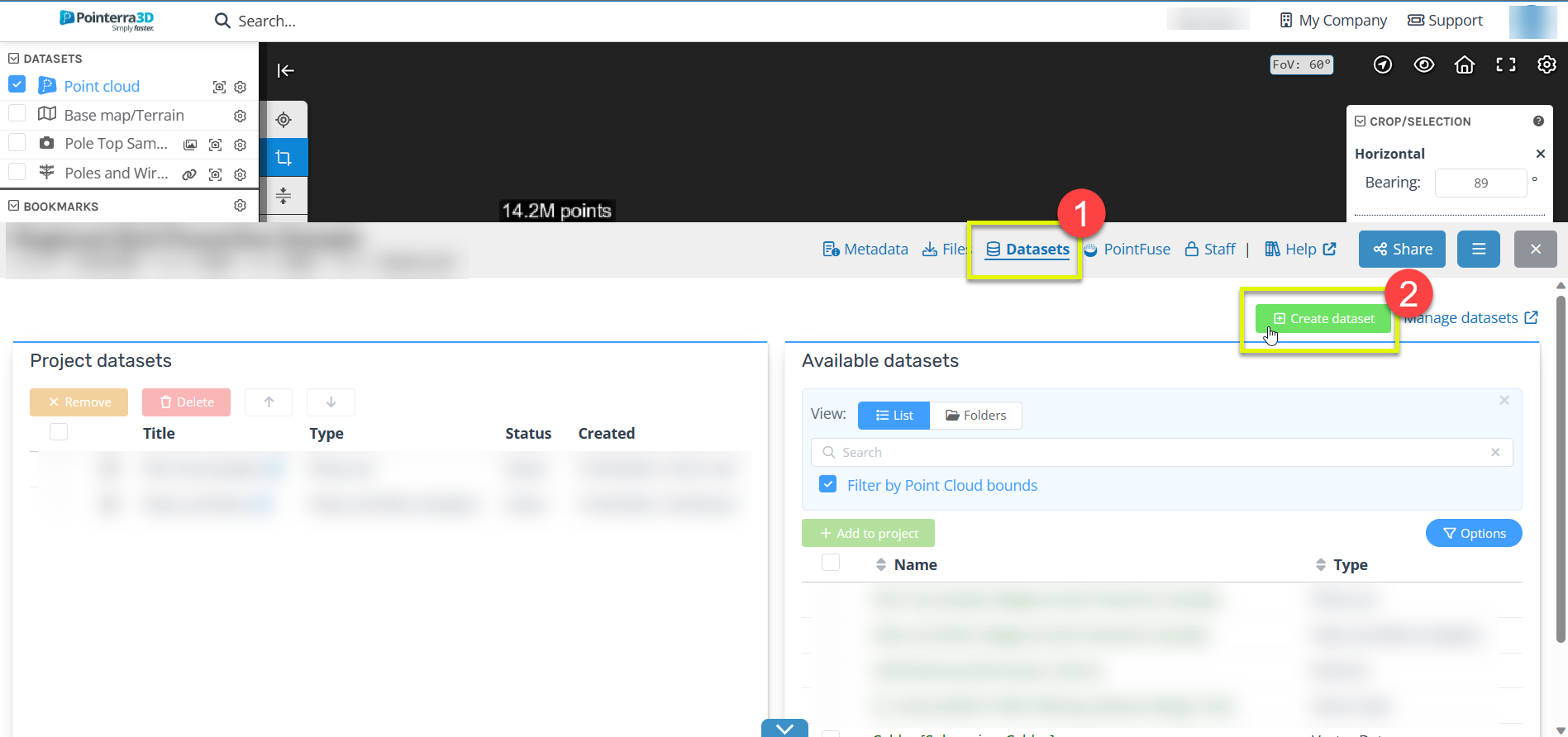 How to run Poles and Wires analytics | Pointerra