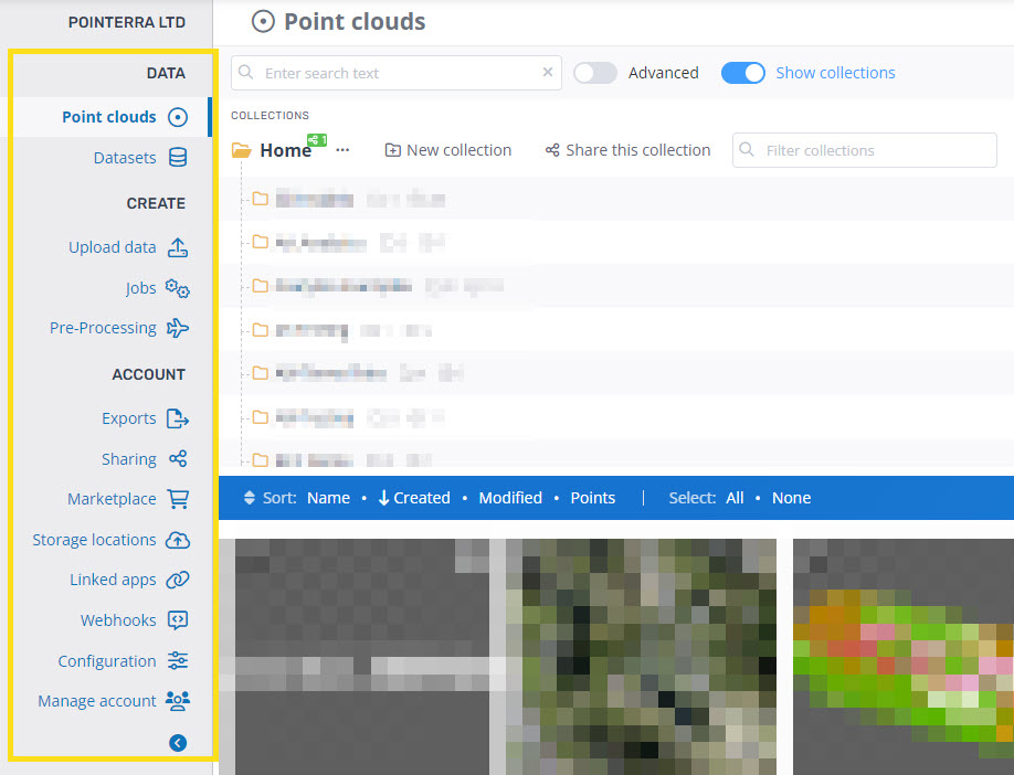 Uploading data