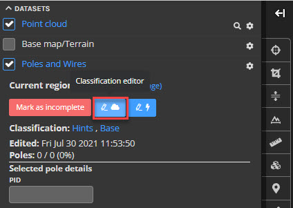 Using the Classification Editor | Pointerra