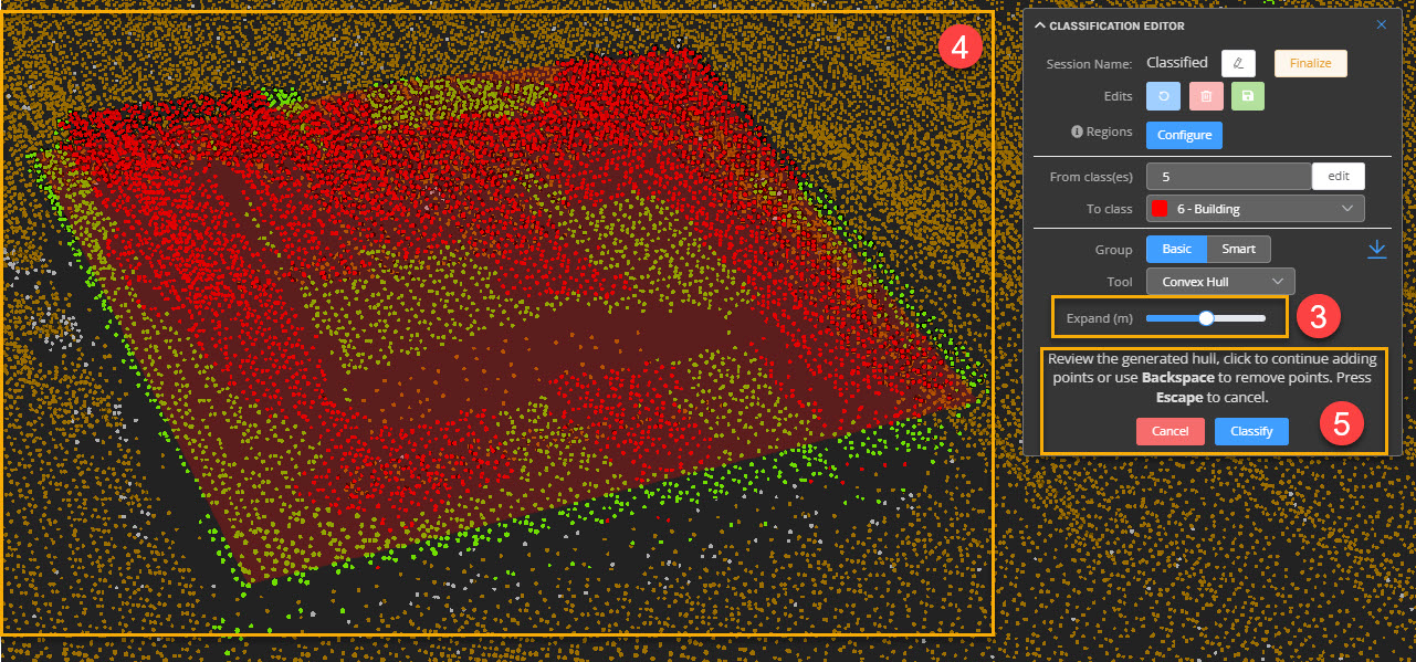 Using the Classification Editor | Pointerra