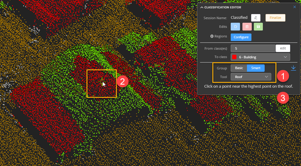 Using the Classification Editor | Pointerra