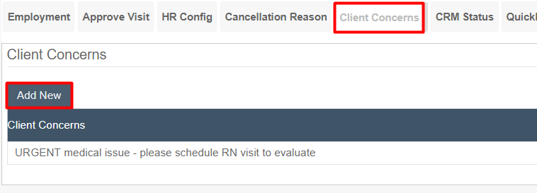 Client Concerns Notifications | Ankota Help Center