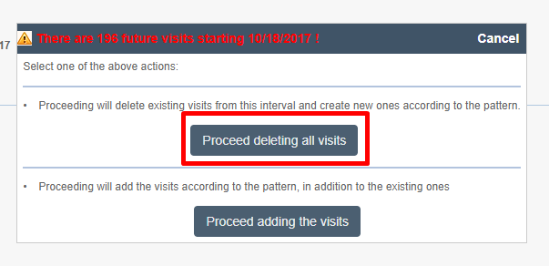 Creating Visits from Patterns | Ankota Help Center
