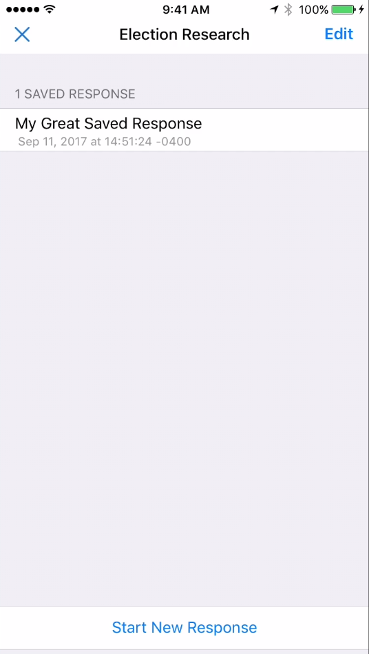 Save an unfinished response | QuickTapSurvey