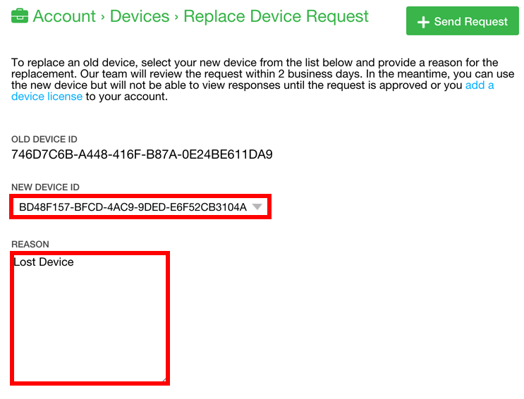 Replace Active Device With Inactive Device | QuickTapSurvey