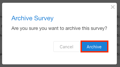 How do I archive a survey? | QuickTapSurvey