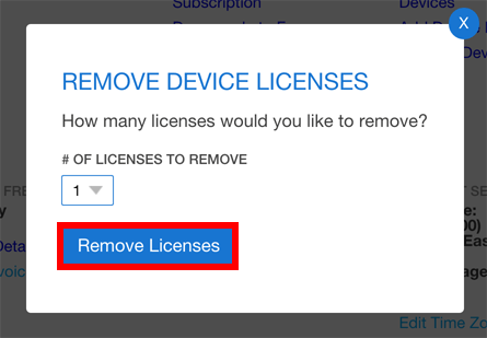 Remove Device Licenses | QuickTapSurvey