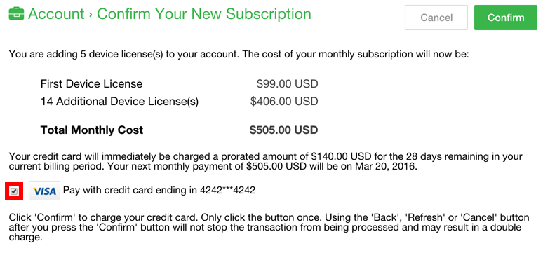 Add Device Licenses | QuickTapSurvey