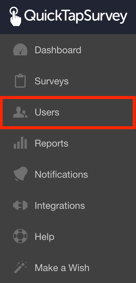 Assign Roles to a User | QuickTapSurvey