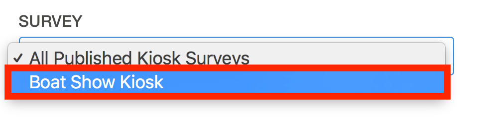 Active Kiosk Report | QuickTapSurvey