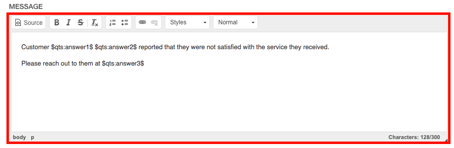 Create a Response Notification | QuickTapSurvey