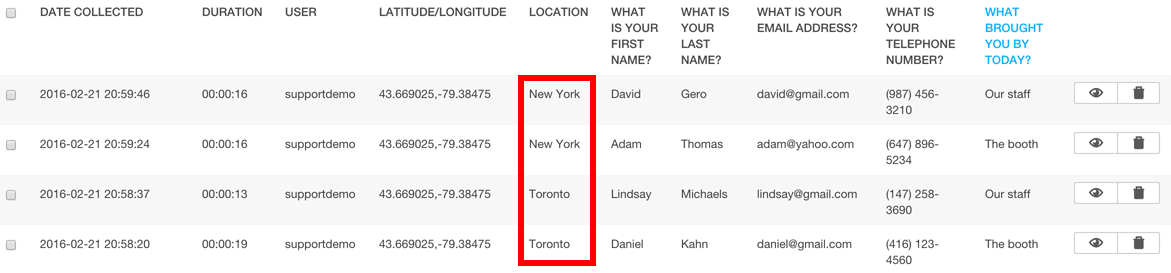 Viewing Response Filters on Survey Responses | QuickTapSurvey