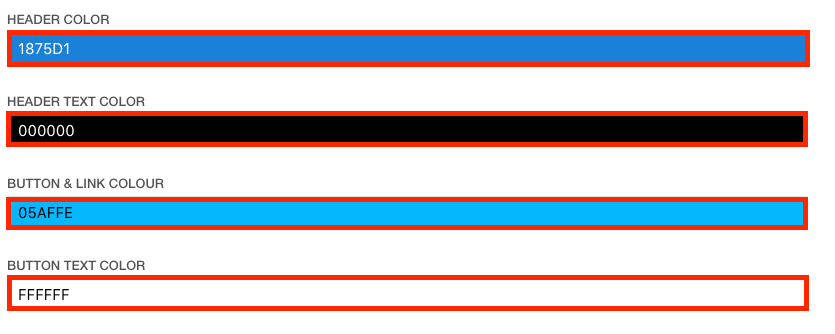 Select Your White Label Web App Colors | QuickTapSurvey