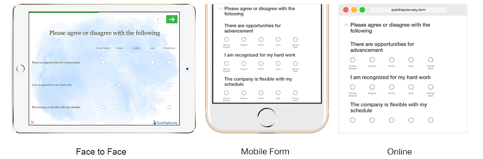 Matrix - Likert Scale | QuickTapSurvey