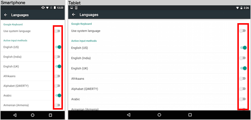 International Keyboards for Multi-Language Surveys - Android ...
