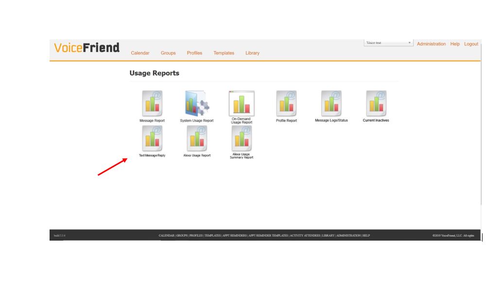 Text Message Reply Report Support