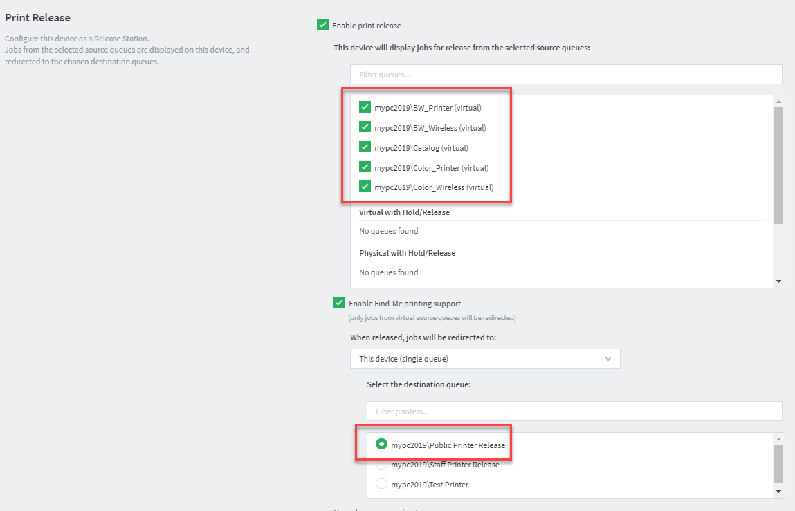 How to Configure cPad and PaperCut Device settings | TBS Libraries KB