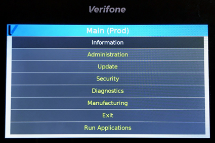 Configuring Verifone Terminal Model M400 for POS Client Software | TBS Libraries KB
