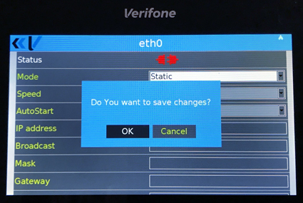 Configuring Verifone Terminal Model M400 for POS Client Software | TBS ...