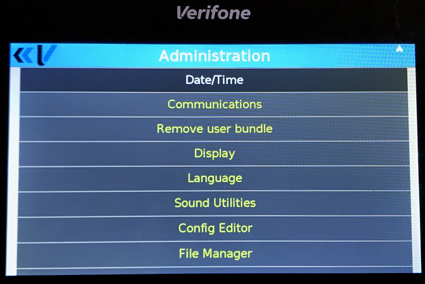 Configuring Verifone Terminal Model M400 for POS Client Software | TBS Libraries KB