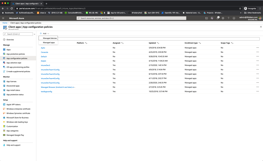 How to use 'Nine Work for Intune' and set Configuration | Nine Work