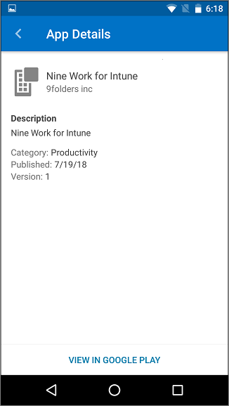 How to use 'Nine Work for Intune' and set Configuration | Nine Work
