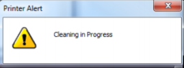 Printer Alert Window Messages | iJetColor Classic