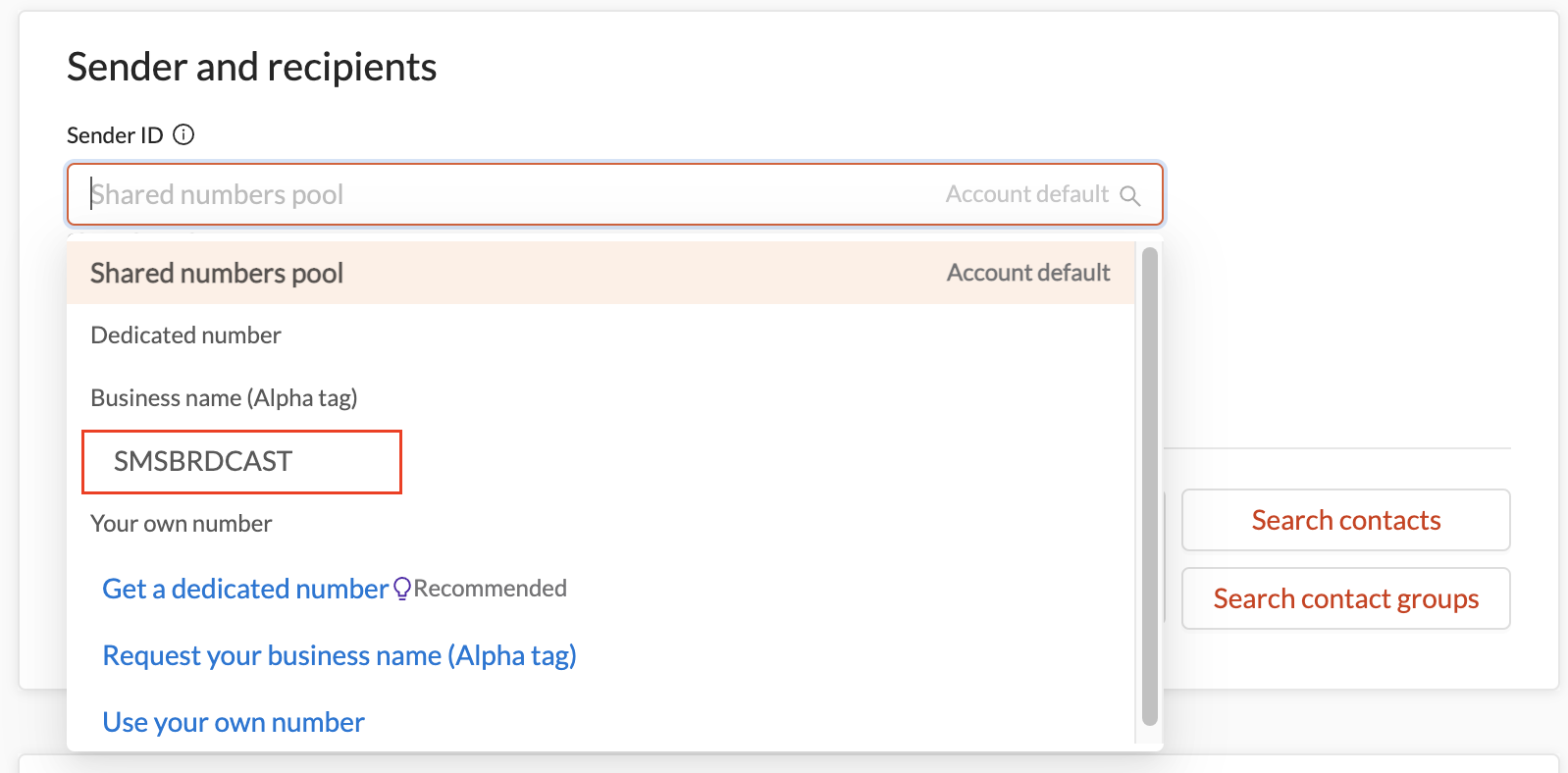 Alpha Tags – SMS Broadcast