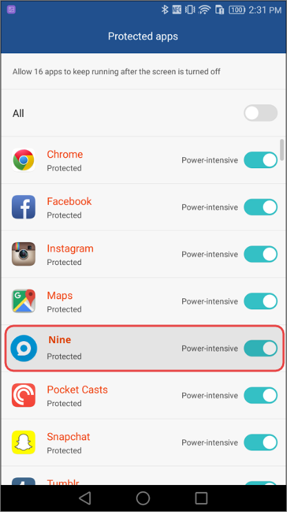 The solution for sync troubles in Huawei Devices (Mate 20 Pro ...